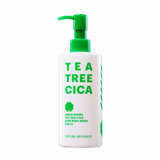 GREEN DERMA TEA TREE CICA ACNE BODY WASH | Nature Republic Philippines