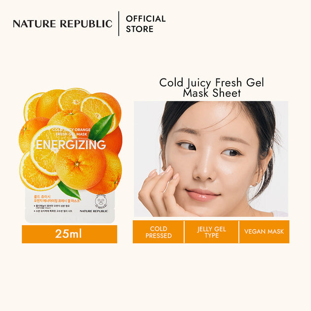 COLD JUICY FRESH GEL MASK SHEET | Nature Republic Philippines