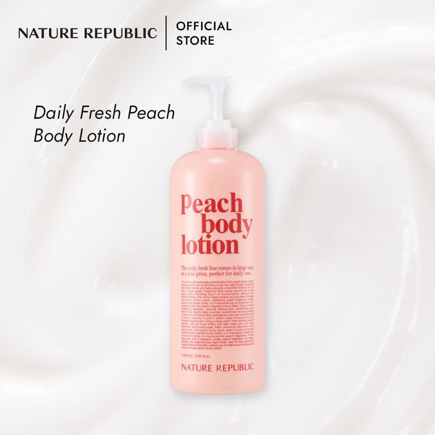 DAILY FRESH PEACH BODY LOTION | Nature Republic Philippines