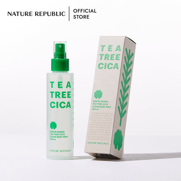 GREEN DERMA TEA TREE CICA CLEAR BODY MIST | Nature Republic Philippines