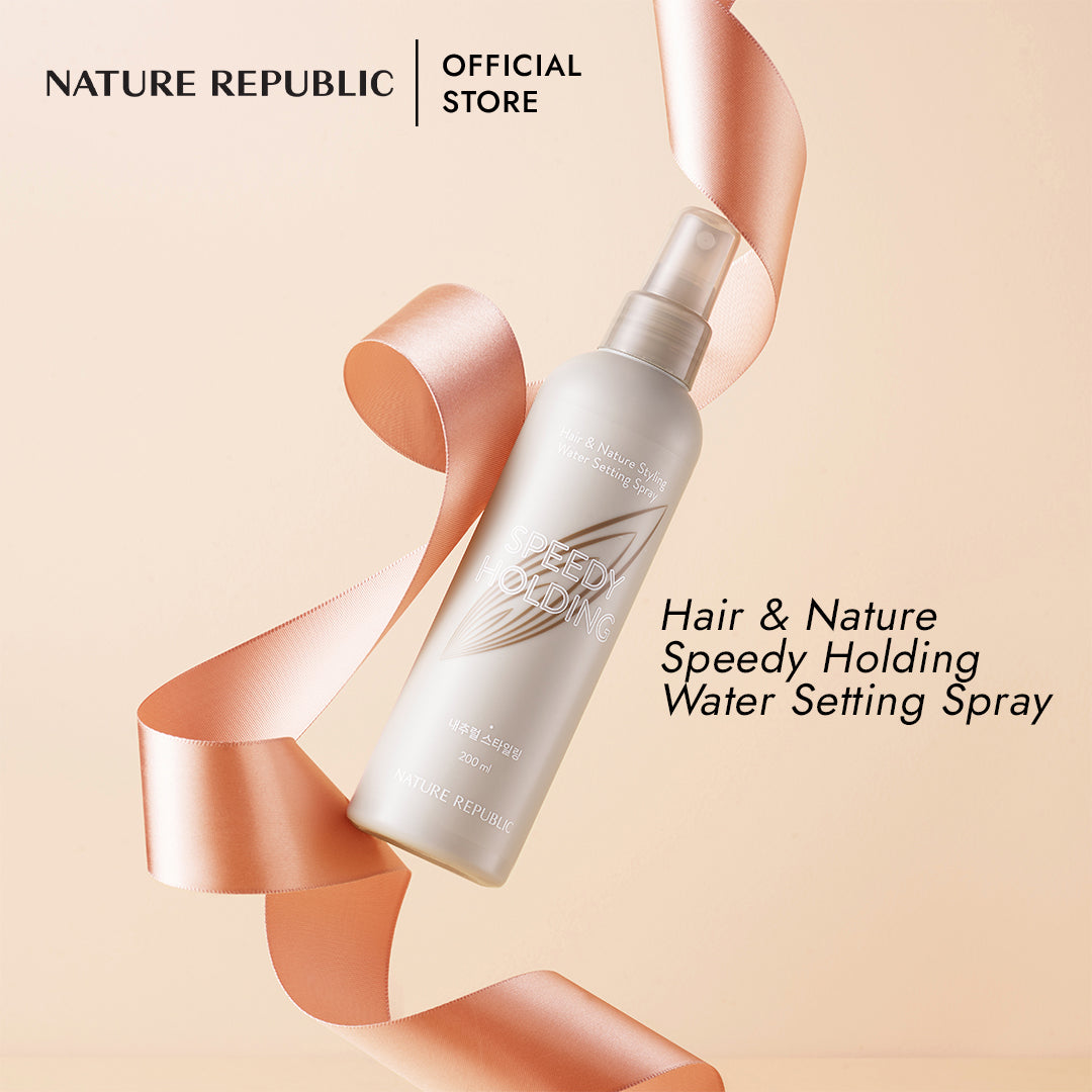 HAIR & NATURE SPEEDY HOLDING WATER SETTING SPRAY | Nature Republic ...