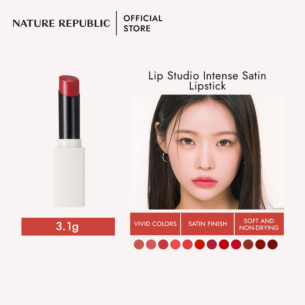 LIP STUDIO INTENSE SATIN LIPSTICK | Nature Republic Philippines