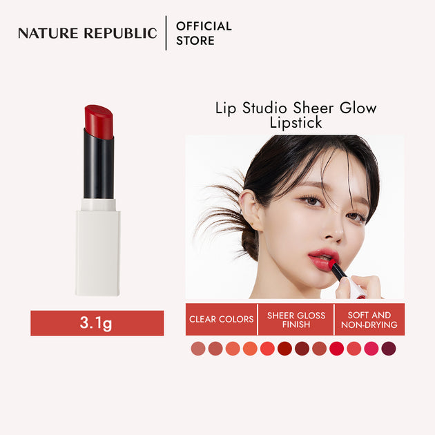 LIP STUDIO SHEER GLOW LIPSTICK | Nature Republic Philippines