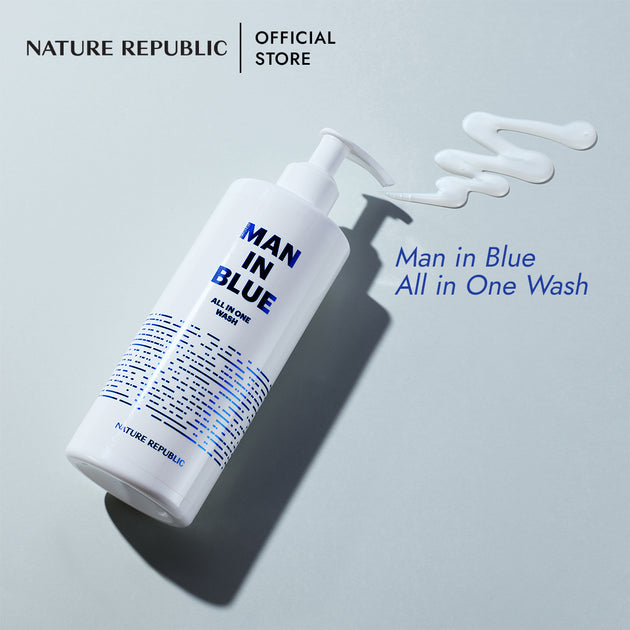 MAN IN BLUE ALL IN ONE WASH | Nature Republic Philippines