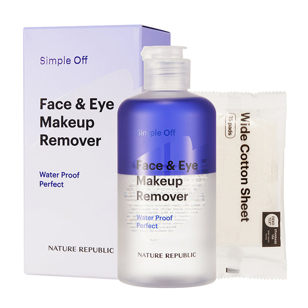 SIMPLE OFF FACE & EYE MAKEUP REMOVER WATER PROOF PERFECT SPECIAL SET ...