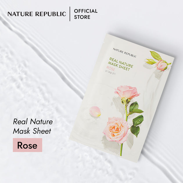REAL NATURE ROSE MASK SHEET | Nature Republic Philippines